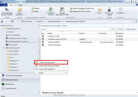 Create A Task Sequence With Configuration Manager Windows