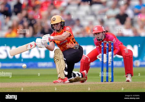 Birmingham Phoenix S Ailsa Lister Batting During The Hundred Womens Match At Edgbaston