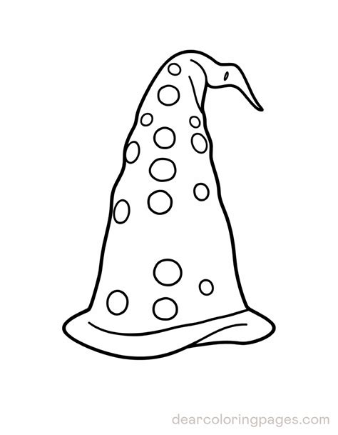 Wizard Hat Coloring Pages 2025