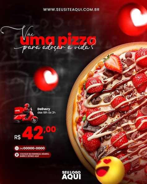 Premium Psd Psd Post For Social Networks Pizzeria