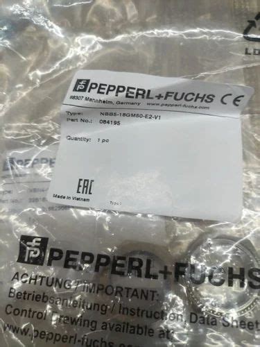 Pepperl Fuchs Inductive Sensor Nbb5 18gm50 E2 V1 At ₹ 500 Piece Pandf