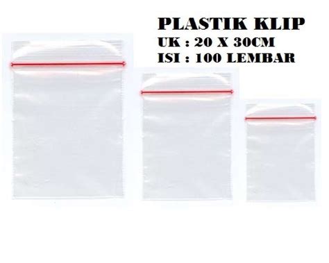 Jual Kantong Plastik Klip Kp Ukuran X X Cm Bening Lembar Di Seller Shin Store