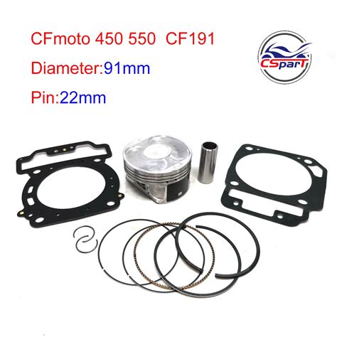 Kit De Pistón Cf191 Cf550 91mm 22mm Para Cf Moto 450 550 400cc 500cc