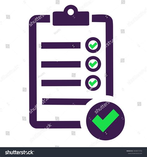 Script Tick Illustration Some Noted Done Stock Illustration 1859815759