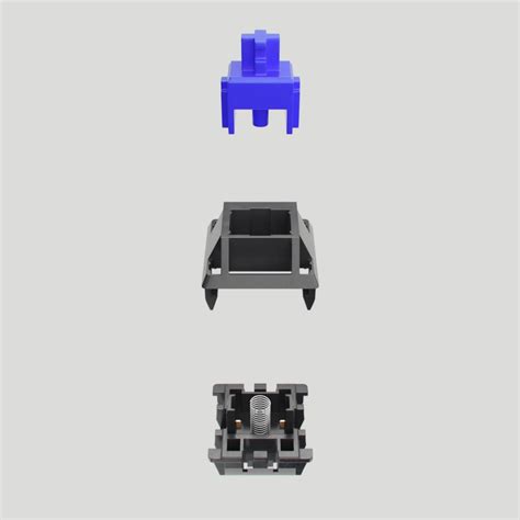 Cherry Mx Switches Keyboard Keys 3d Model Cgtrader