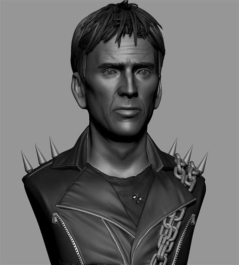 👤 Bust Jhonny Blaze 3d Printing Model・ 3d File For 3d Printing・cults