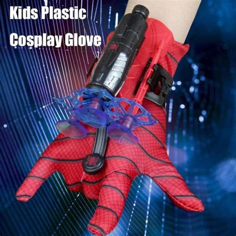 Spider Man Glove Web Shooter Dart Blaster Launcher Toy Spiderman