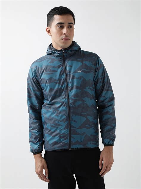 Buy Men Reversible Light Quilted Winter Jacket Blue Online Wildcraft