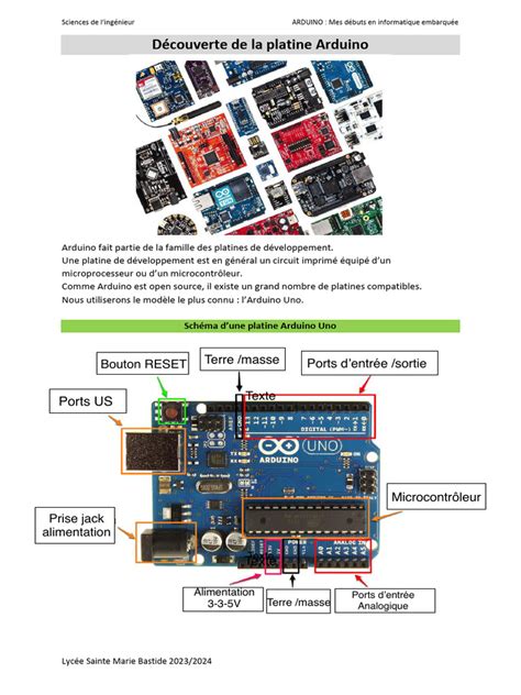 Arduino Mes Débuts En Informatique Embarquée Pdf