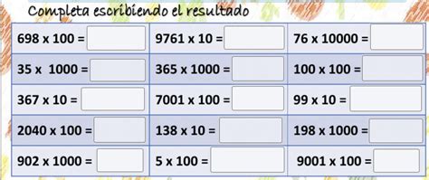 Nuestra Clase De 6º De Primaria Multiplicación Y División Por La