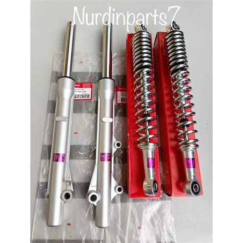 Jual As Shock Depan Plus Tabung Shockbreaker Belakang Supra X Lama