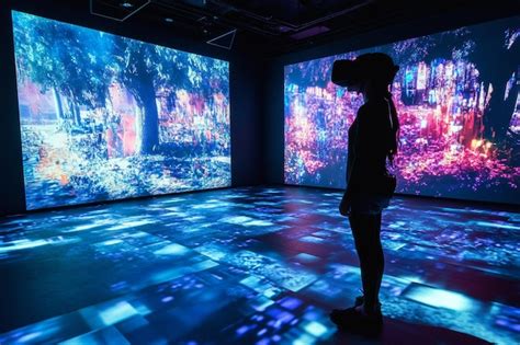 Designing immersive interactive environments ar generative ai | Premium AI-generated image