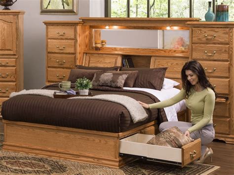 King Size Bookcase Headboards With Lights