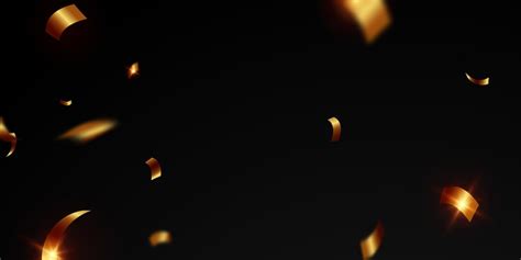 황금 콘페티 배경 고급스러운 효과 축제를 장식하기 위해 터 일러스트레이션 프리미엄 벡터