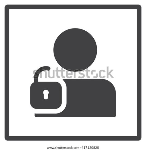 User Login Authenticate Icon Stock Vector Royalty Free Shutterstock