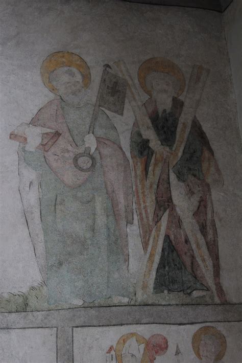 Reste spätgotischer Fresken in der Schlosskapelle St Andr Flickr