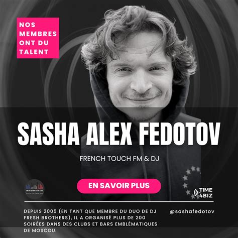 INTERVIEW AVEC SASHA ALEX FEDOTOV