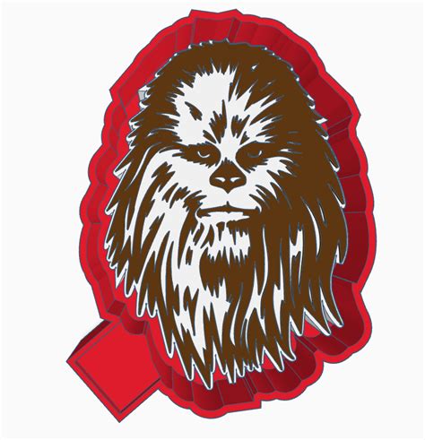 Stl File Chewbacca Air Freshener Mold ・3d Print Object To Download・cults