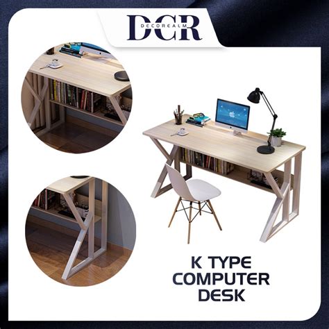 Clearencedcr K Type Writing Table Home Office Desks Modern Simple