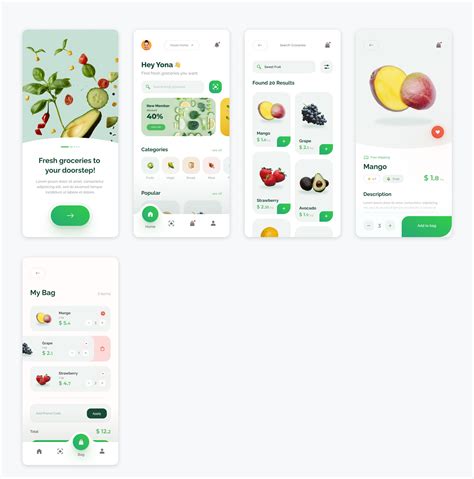 简约大气圆角风社区电商app Ui界面设计 Fig素材 优社uther