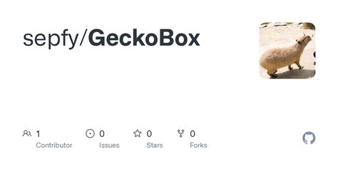 GitHub Sepfy GeckoBox