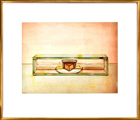 Wayne Thiebaud Pie Case 2002 Etching S