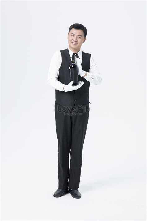 Waiter Red Wine Picture And Hd Photos Free Download On Lovepik