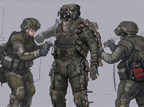 Nuthin But Mech Military Cyborgs From John Liew