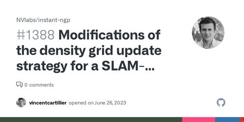 Modifications Of The Density Grid Update Strategy For A Slam Type Use