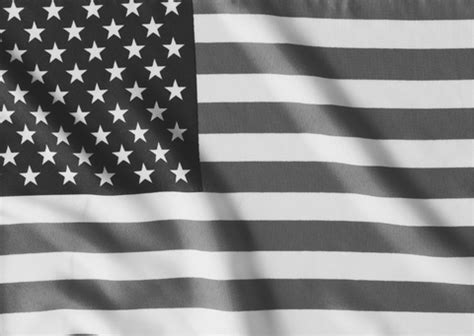 Black And White Flag