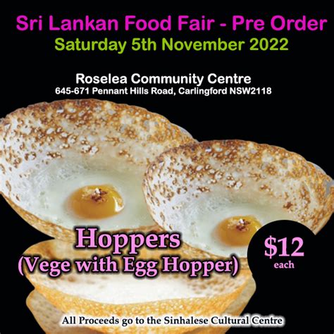 Sri Lankan Food Hoppers Vege With Egg Hopper 5th November