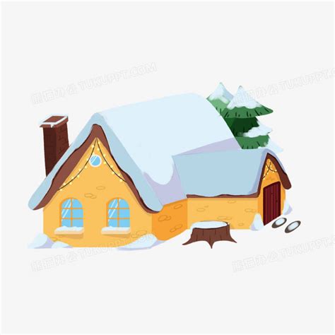 卡通雪后屋顶 屋顶卡通 屋顶图片卡通 大山谷图库