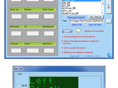Usb Customized Keyboard With Lcd Display