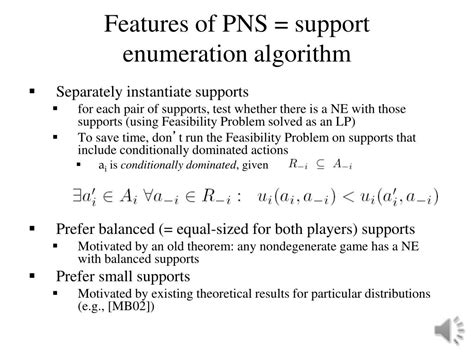 PPT Algorithms For Solving Two Player Normal Form Games PowerPoint