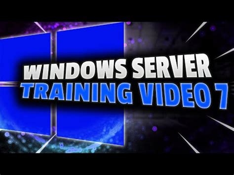 How To Create OUs Users And Groups In Active Directory Server Training Video InfoSec
