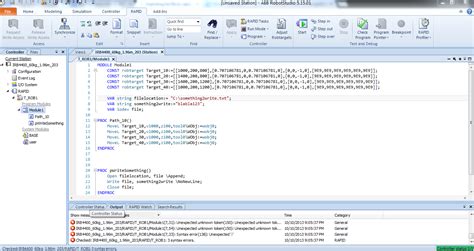 Importing Text File To RAPID ABB Robotics User Forums