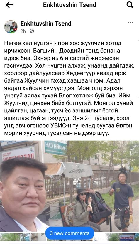 С Батзаяа в Twitter „Жуулчдыг ад үзээд байгаа энэ хүн нийслэлийн аялал
