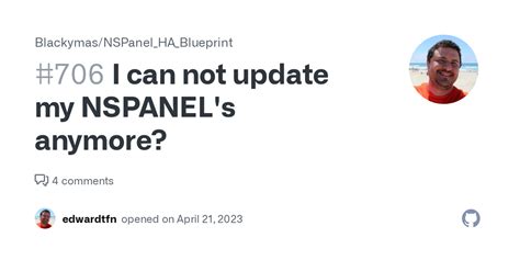 I Can Not Update My NSPANEL S Anymore Issue Blackymas NSPanel HA Blueprint GitHub