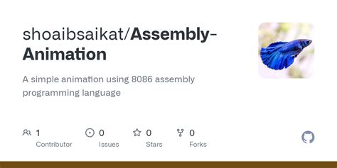 Github Shoaibsaikatassembly Animation A Simple Animation Using 8086