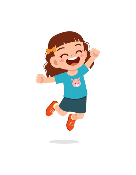Girl Jumping Happy Clipart At Abigail Lester Blog