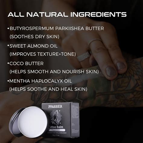Tattoo Aftercare Bálsamo para tatuajes de fl oz para tatuajes nuevos y antiguos mejora