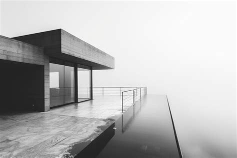 Modern Architecture In Fog Premium Ai Generated Image Modern Architecture In Fog Premium Ai Generated Image