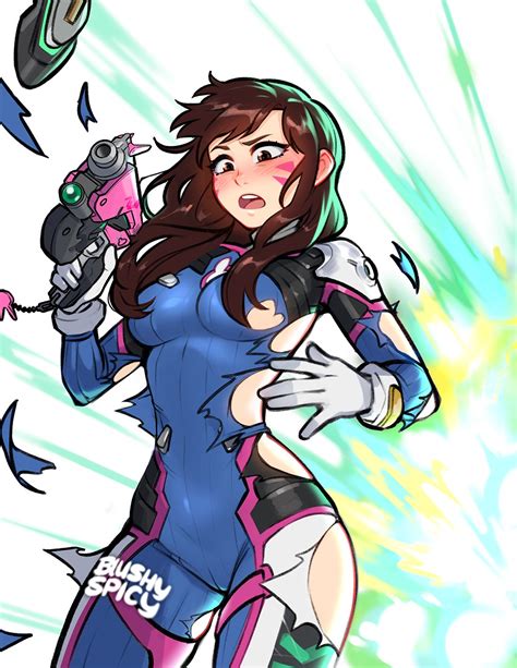 D Va Overwatch And 1 More Drawn By Blushyspicy Danbooru