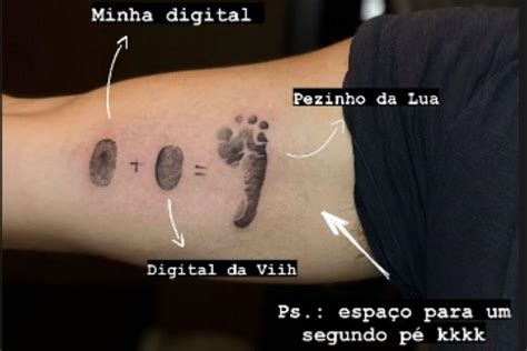 Eliezer rebate critica à tatuagem que fez em homenagem a Viih Tube e filha