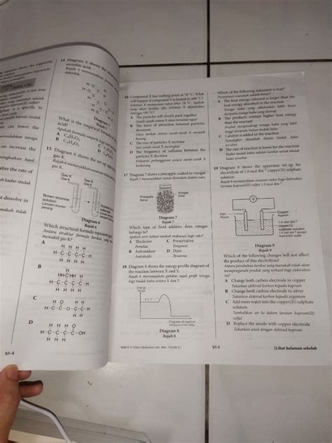Spm Past Year Paper Physics And Chemistry Kbat Hobbies And Toys Books And Magazines Textbooks On