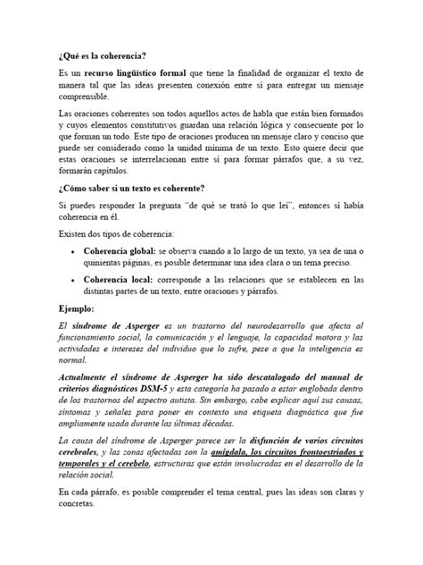 Coherencia Cohesion Concordancia Descargar Gratis Pdf Verbo