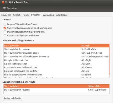 Unity Tweak Tool En Los Repositorios De Ubuntu Raring Ringtail
