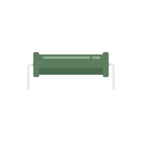 Capacitor Resistor Icon Flat Vector Electric Circuit 17336426 Vector Art At Vecteezy