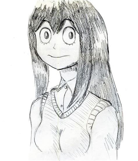Asui Tsuyu Sketch By Erdanel On Deviantart