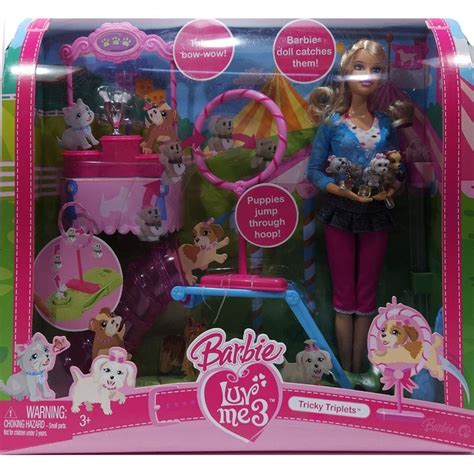 Barbie® Luv Me 3™ Tricky Triplets™ Playset M8603 Barbiepedia